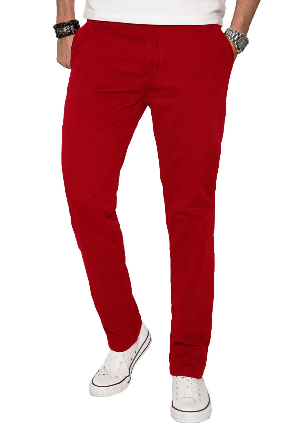 Herren Hose Rot