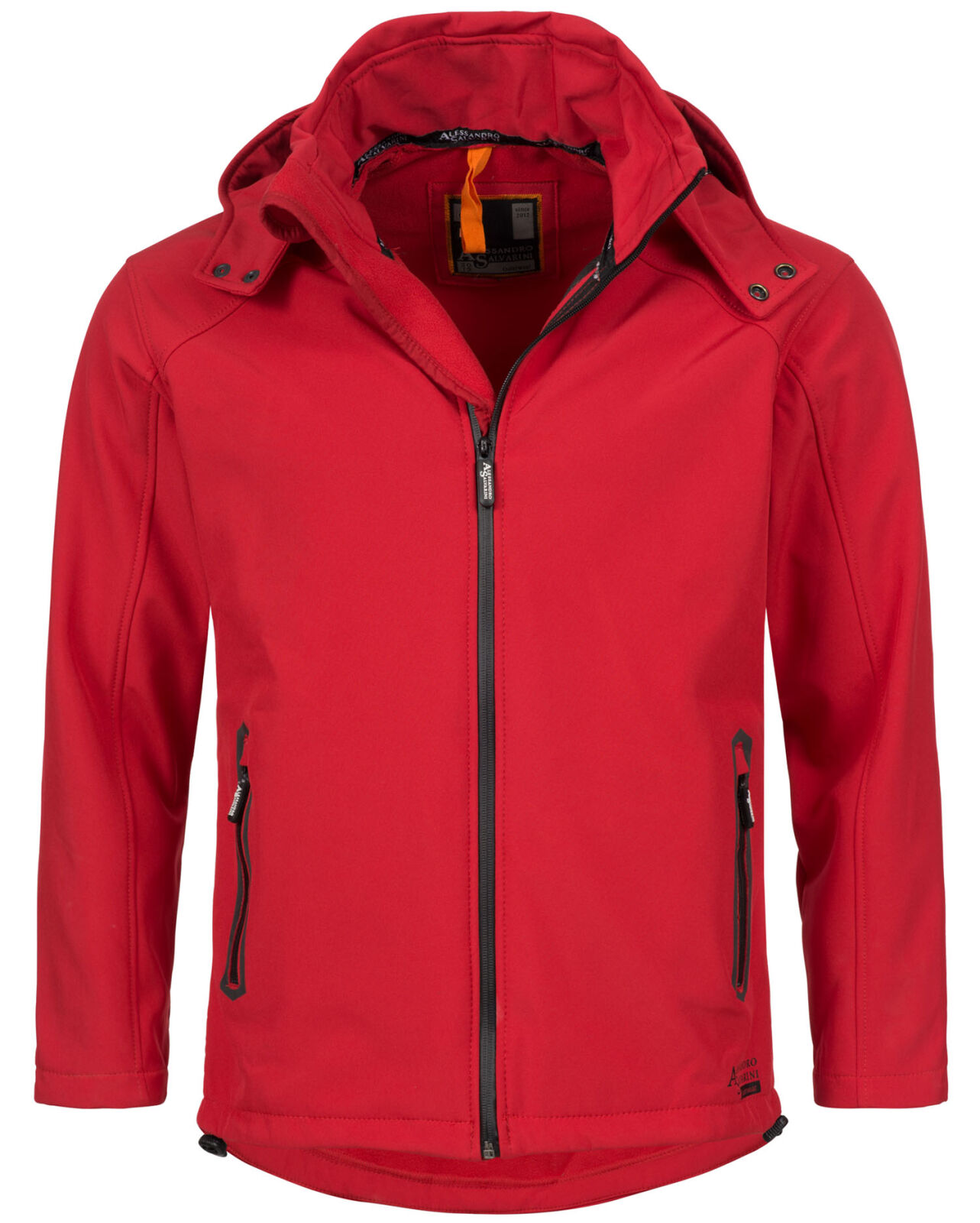 Alessandro Salvarini Herren Softshell Jacke O098 Rot - Golden Brands