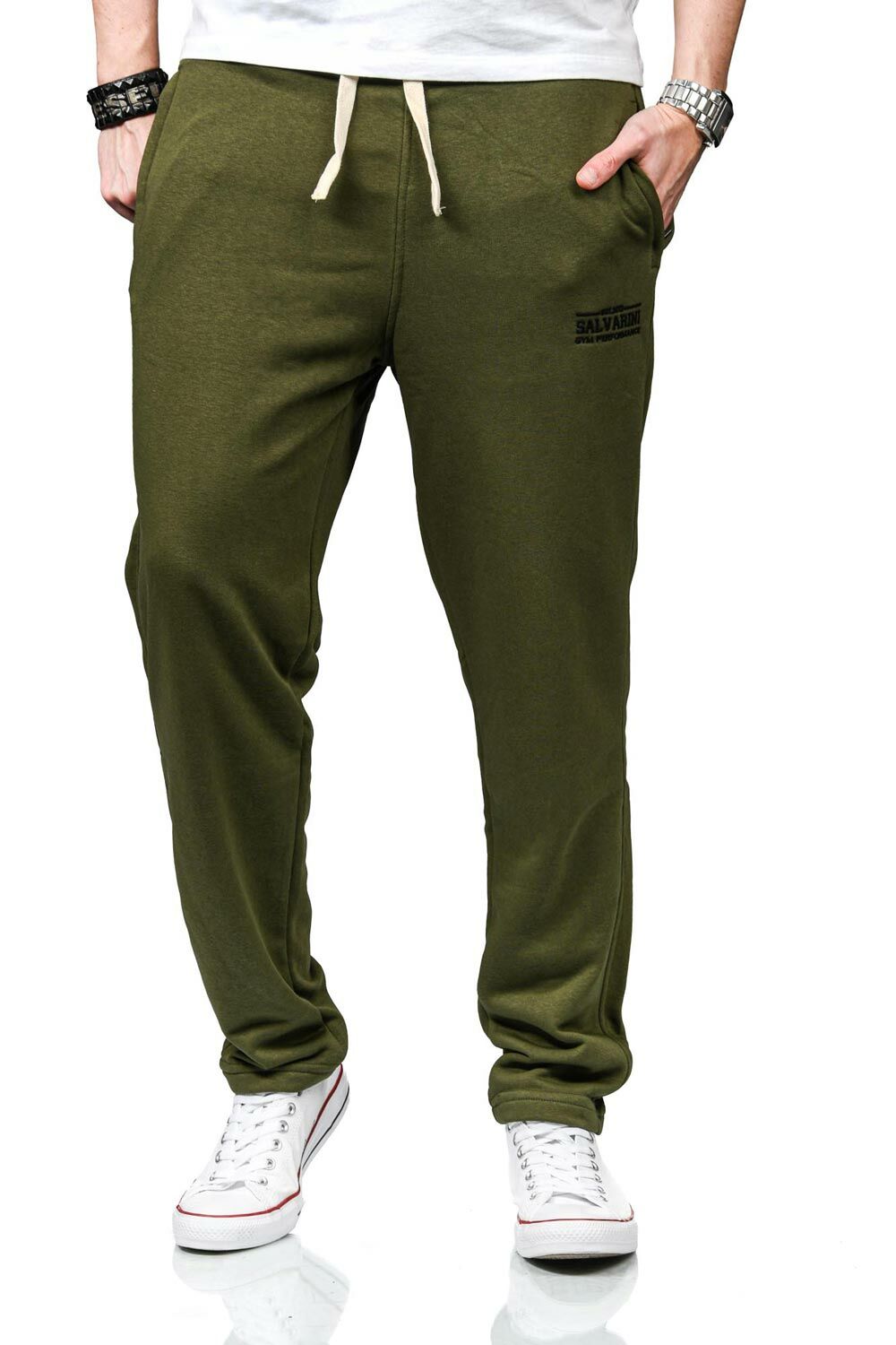 Alessandro Salvarini Herren Jogging Sport Hose Fitness Jogger Jogging