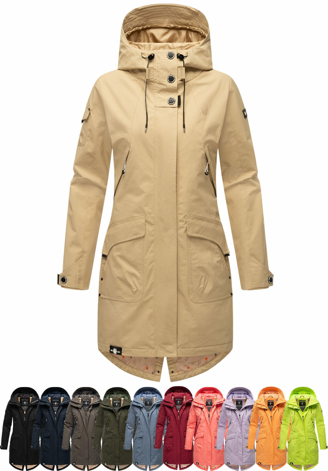 Navahoo Pfefferschote Damen Parka B920 - Golden Brands | Onlineshop,