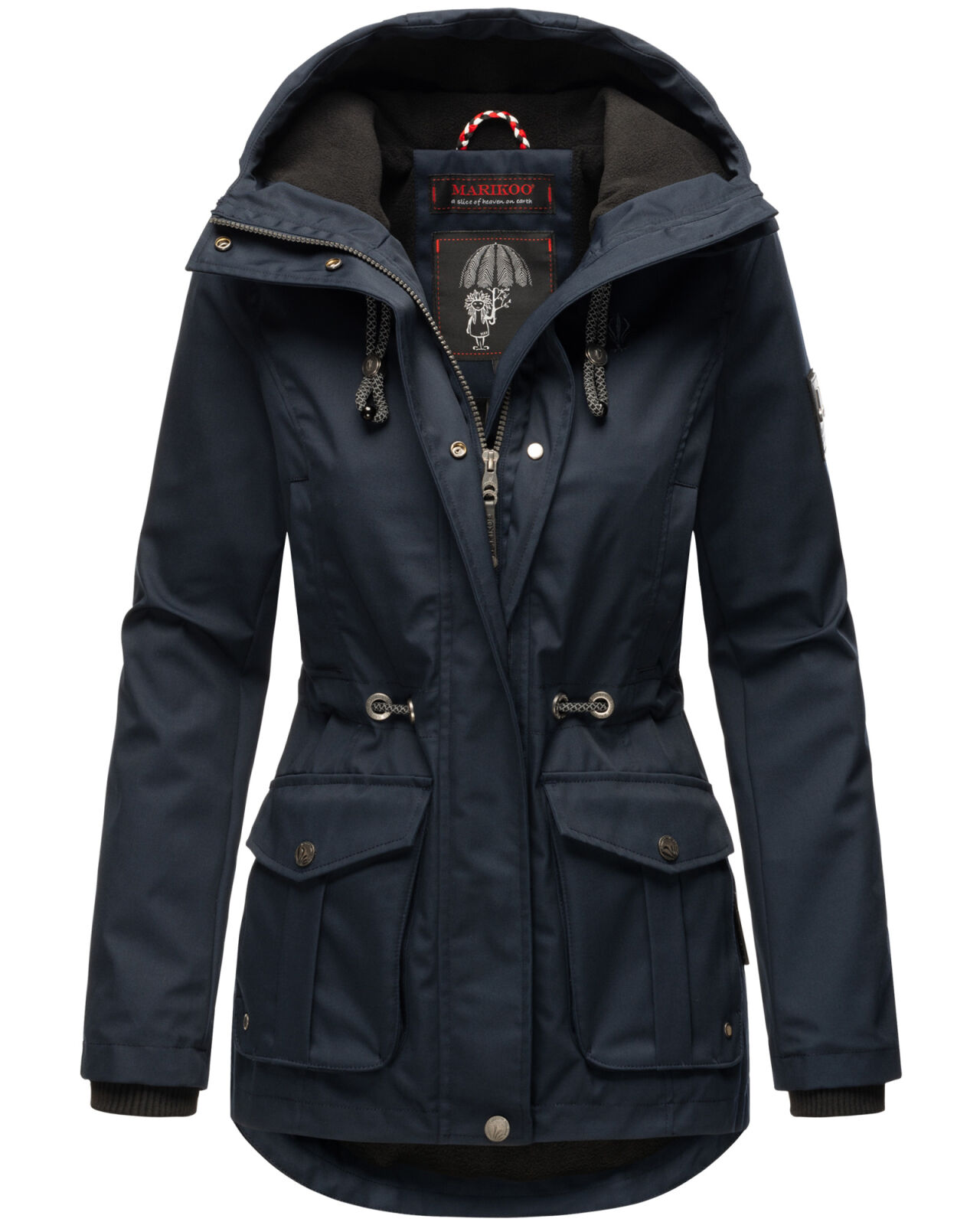 Marikoo Babetaa Princess Damen Winterjacke B931 Navy Größe L - Gr. 40 ...
